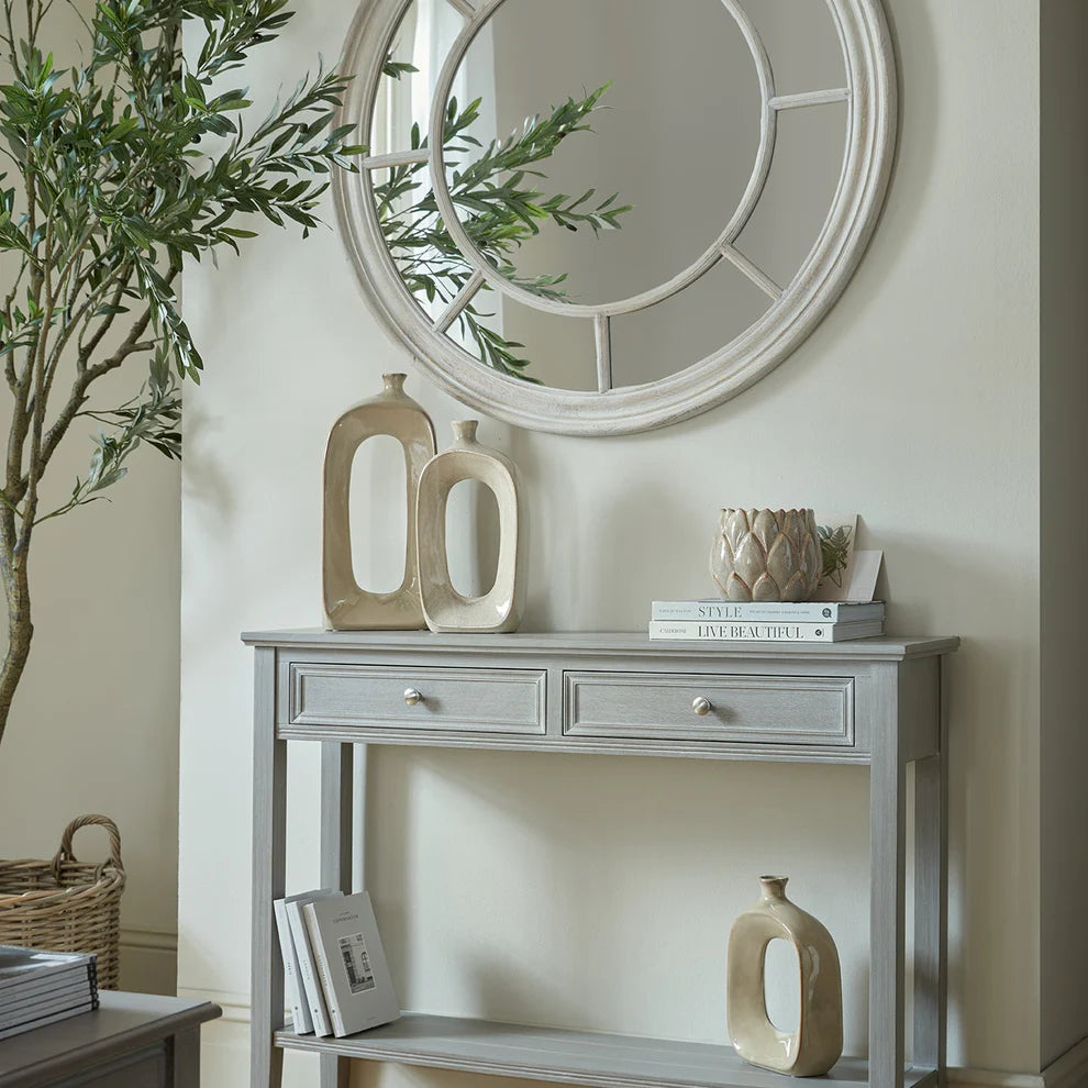 Coastal Small Two Drawer Console Table UK – Island Home Interiors